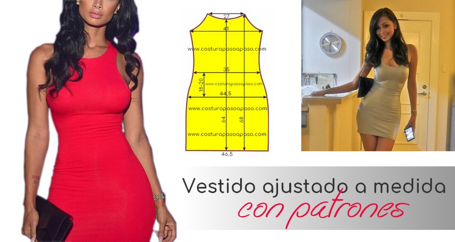 Vestido Ajustado A Medida Con Patrones Costura Paso A Pasocostura